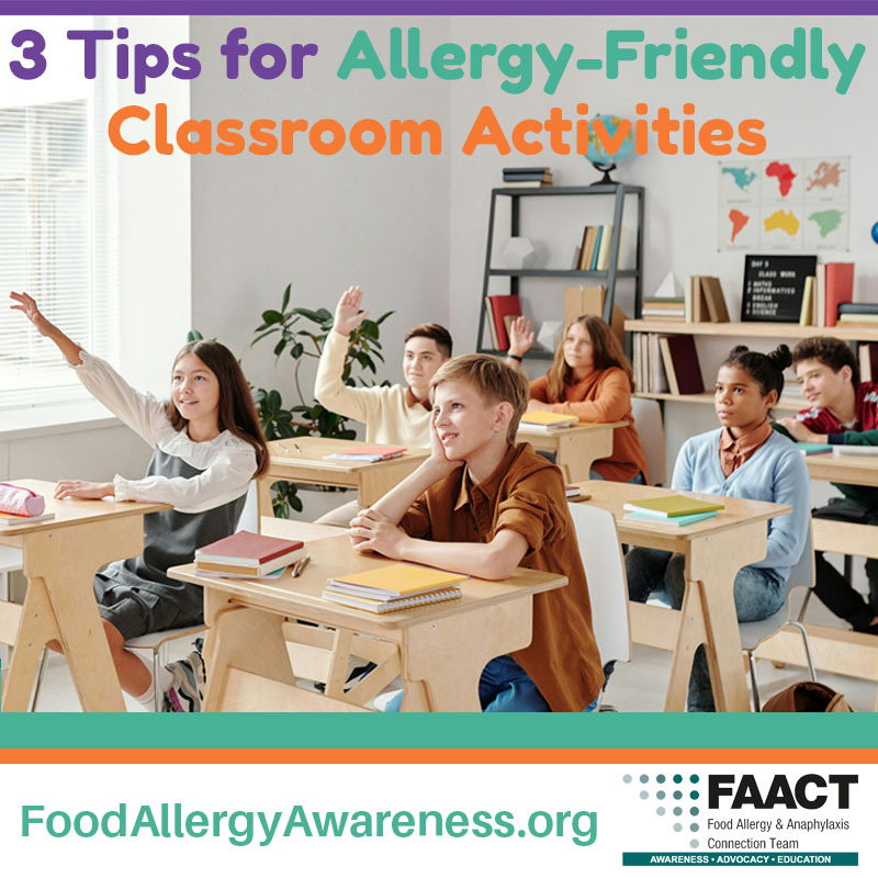 Three Tips for Allergy-Friendly Classroom Activities | FAACT