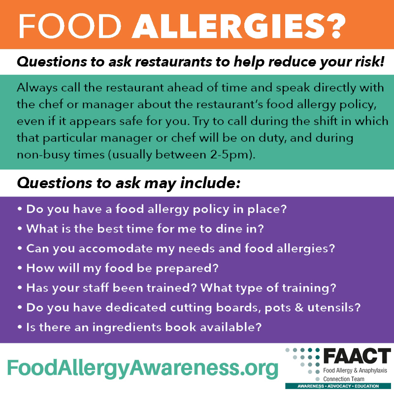 Food Allergy & Anaphylaxis - Food Allergy Basics - Food Allergy Basics ...
