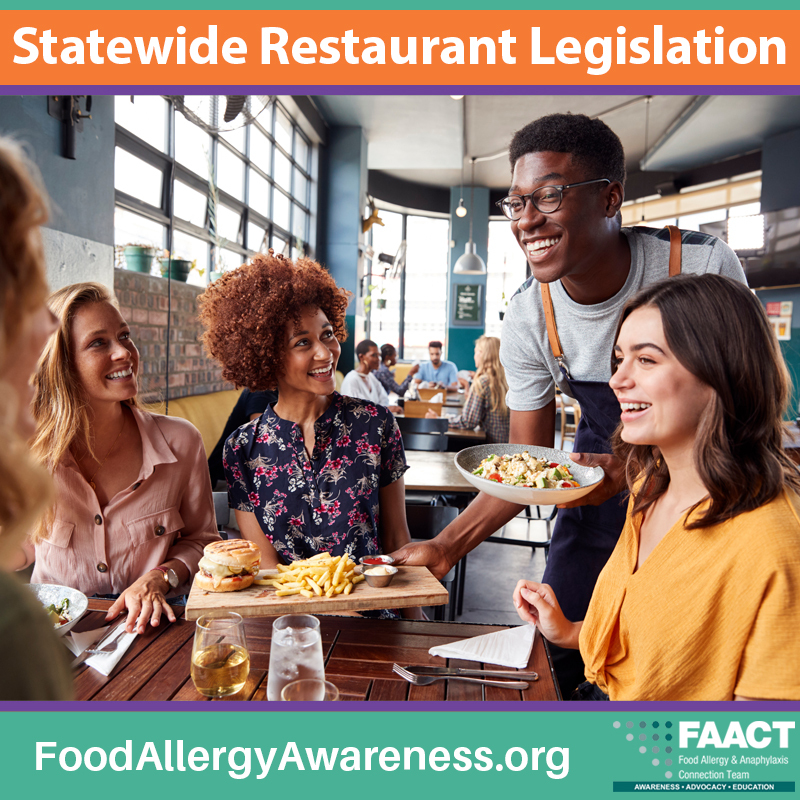 Living with Food Allergies - Statewide Restaurant Legislation ...