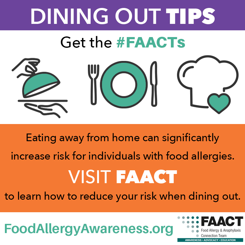 Living with Food Allergies - Dining Out - Dining Out | FAACT