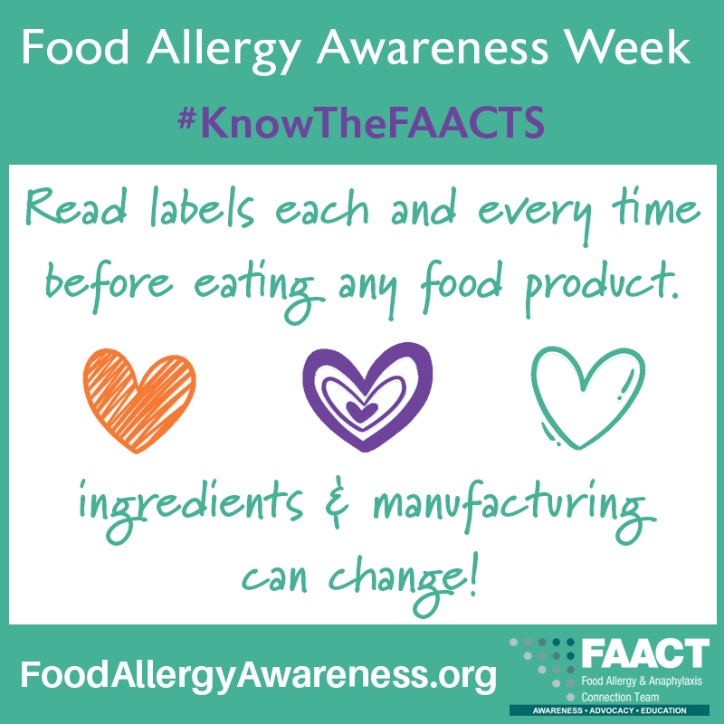 Living with Food Allergies - Food Allergy Awareness Initiatives - Food ...